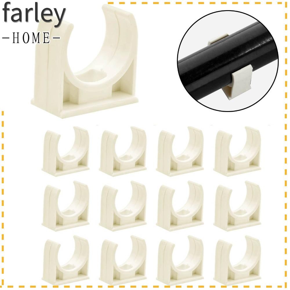 FARLEY 12pcs Pipe Bracket Clamp, PVC 16-50mm Water Pipe Clamp, Durable ...