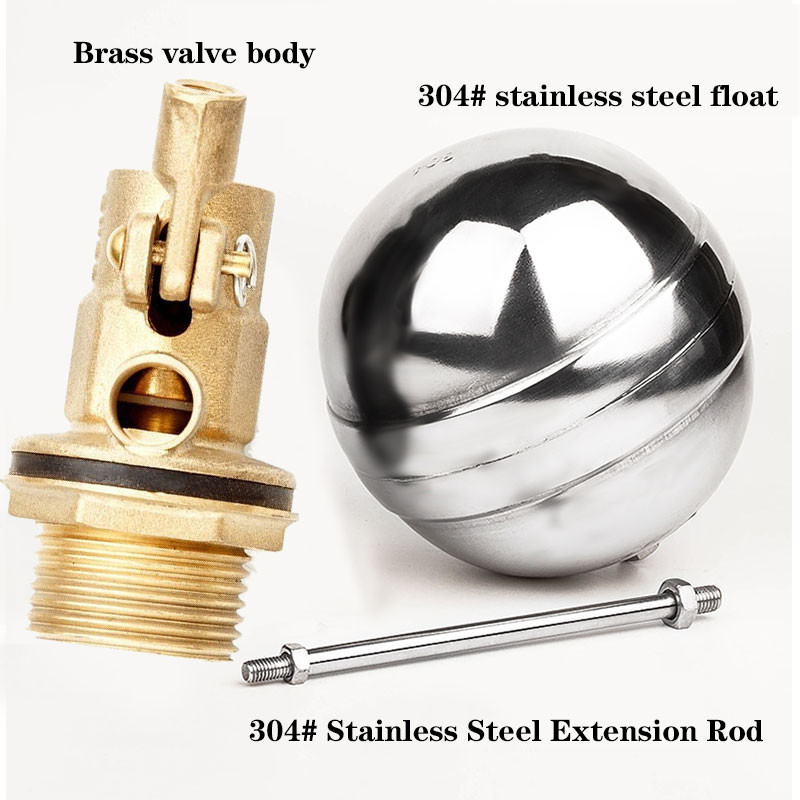 DN15/DN20 Automatic Float Ball Valve Stainless Steel Float Valve 1/2 ...