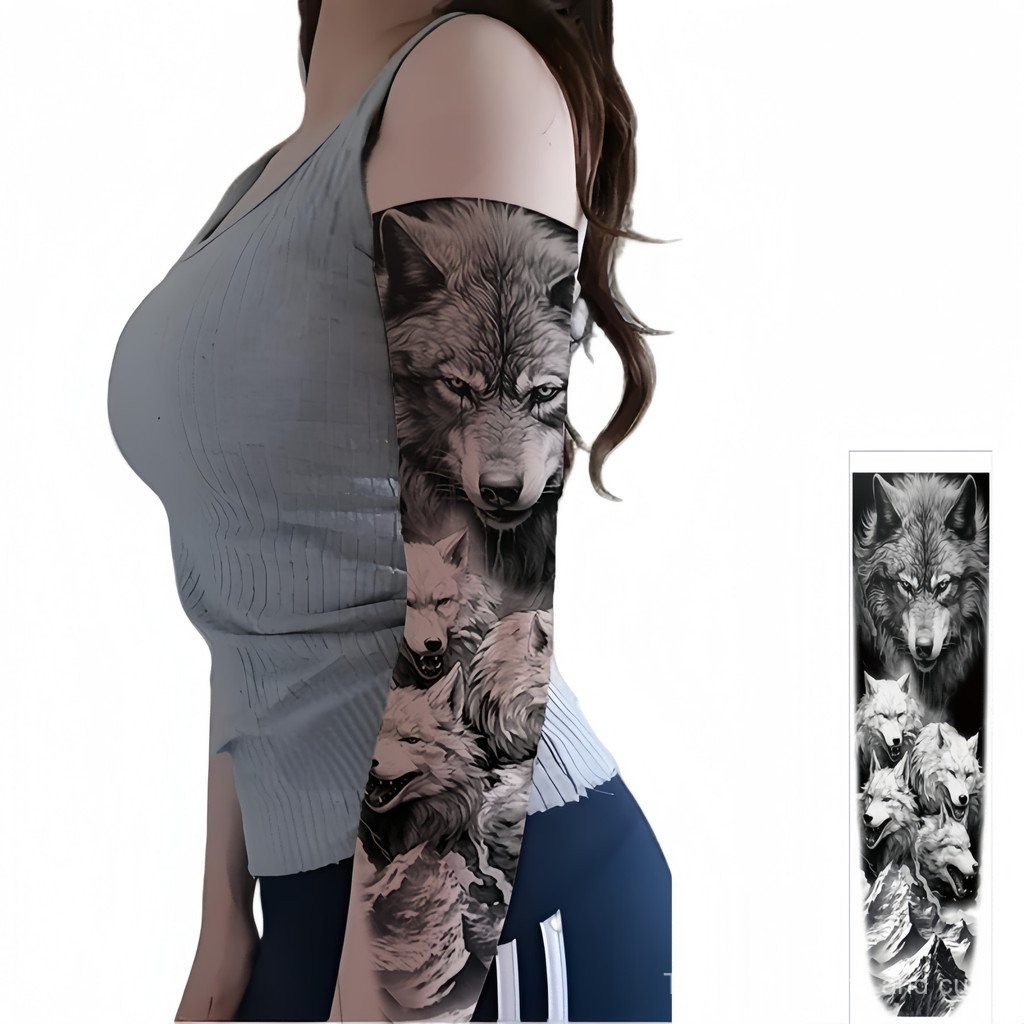 Dark Series 3D Water Transfer Party Tattoos 3D Temporary Herbal Tattoo ...