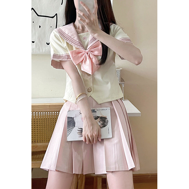 Cross Galaxy 正 jk Sakura Natsuki Sailor Suit Japanese Hot Girl Preppy ...