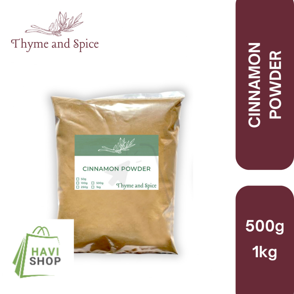 [POUCH] Cinnamon Powder 500G 1KG - Baking️ HAVI SHOP THYME AND SPICE ...