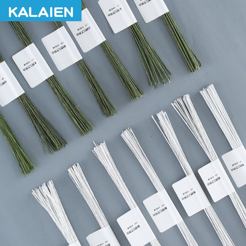 KALAIEN Stem Wire Floral Wire 35cm Crafting Floral Stem Wire, 40Pcs ...