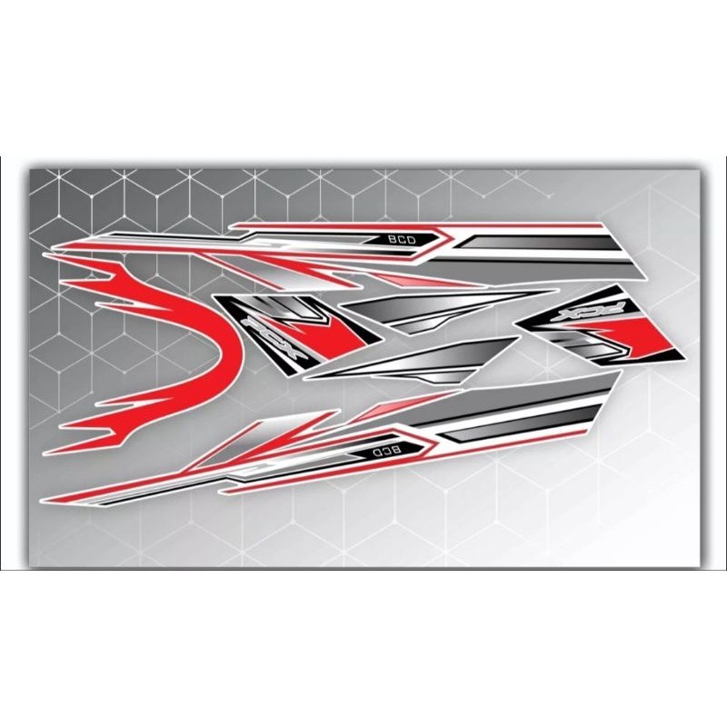 PCX car sticker. High-quality removable stickers for white cars and ...