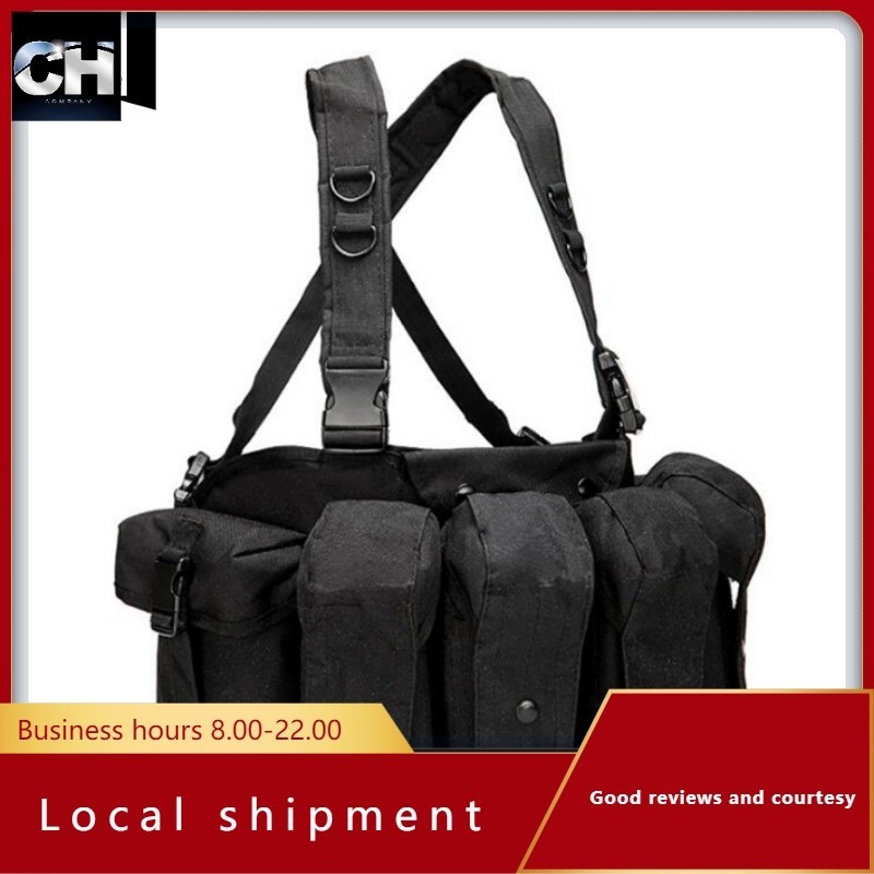 Chest Bag Rig Bag For Men Multi-Function Fashion Motor Bag Strap Vest ...