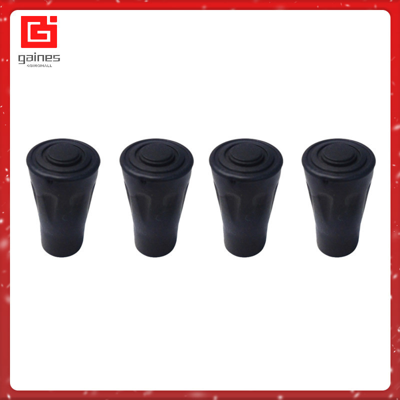 4 Pcs Outdoor Trekking Pole Accessories Rubber Chair Leg Caps on Foot ...
