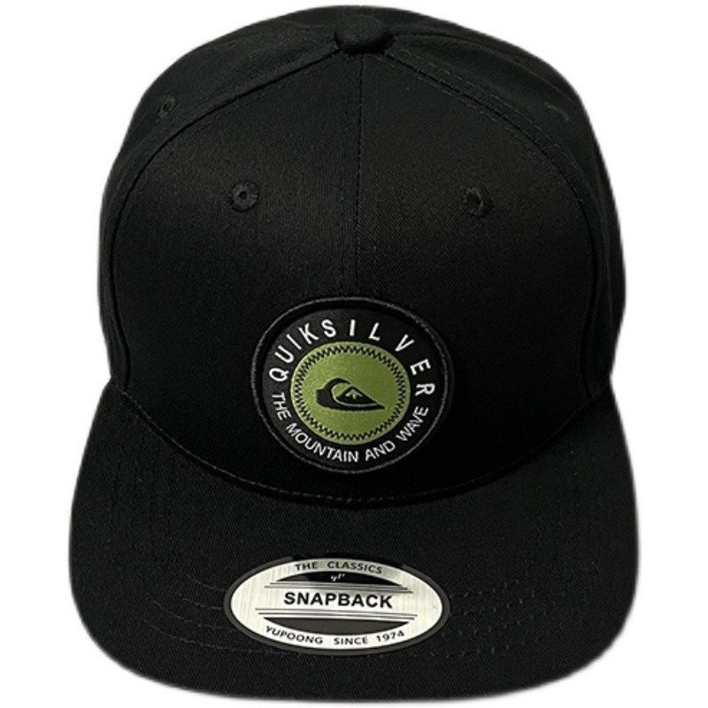 Quiksilver Hat Flat Brim Sunshade Black Men's Baseball Cap | Shopee ...