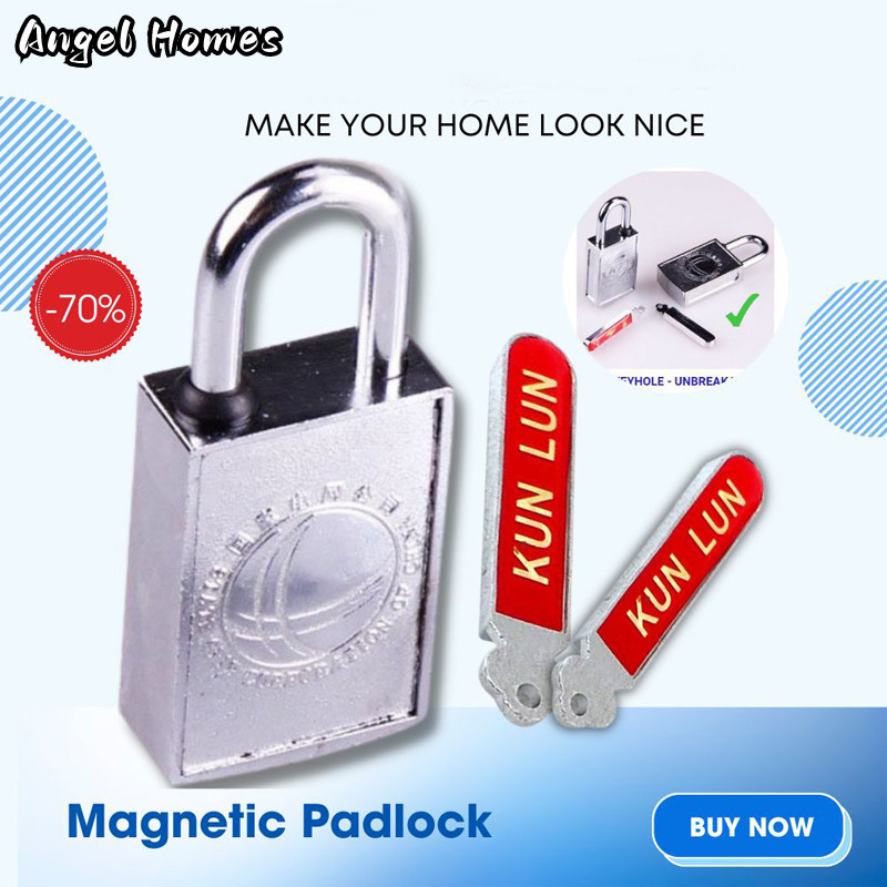 Magnetic Padlocks Anti-theft Lock Smart Lock For Keyless Living Lock ...