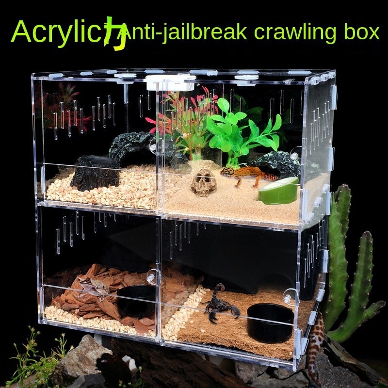 Reptile Breeding Box Transparent Acrylic Reptile Box Corn Snake Box ...