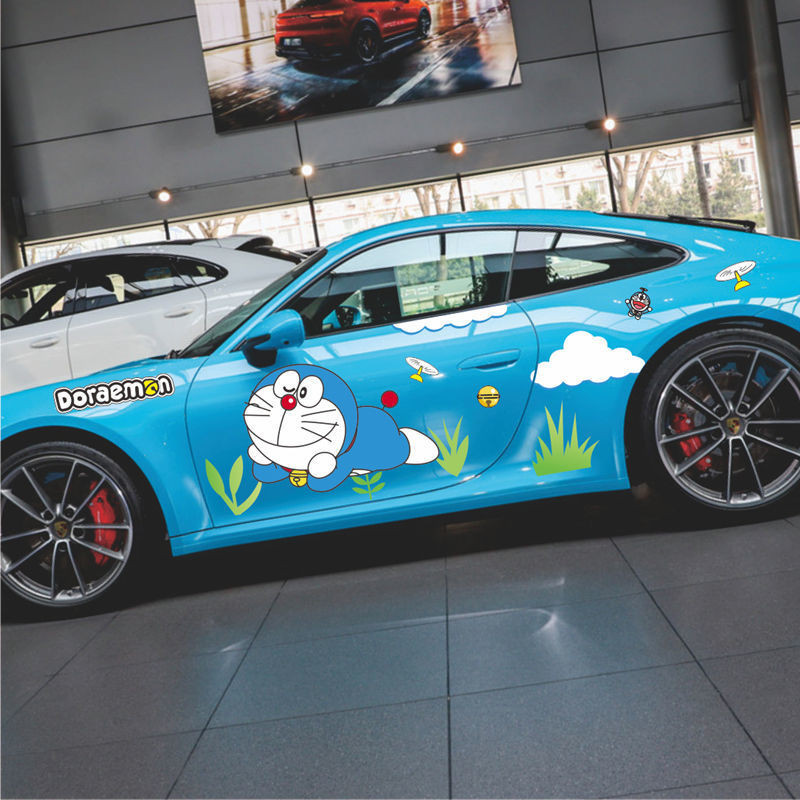 Sglink Doraemon Car Sticker Doraemon Decoration Scratch Blocking ...