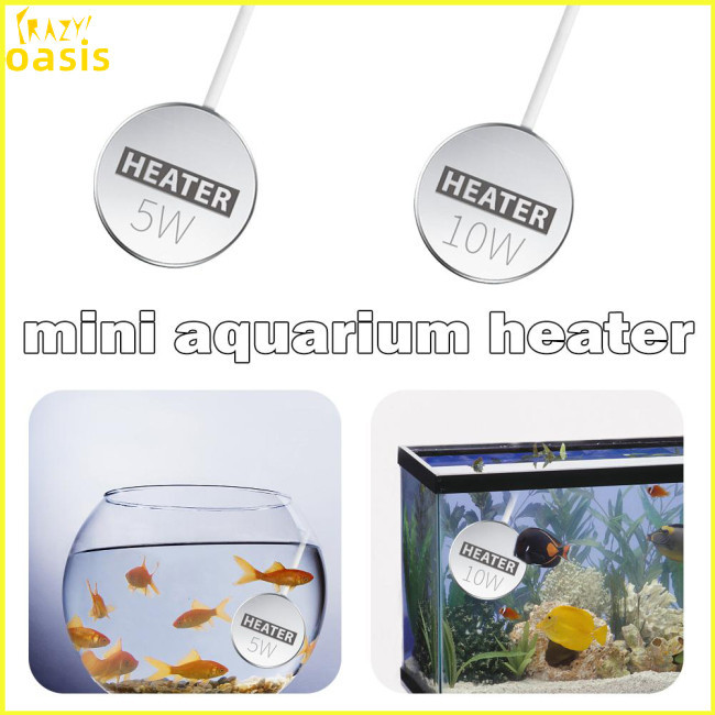 OAS 5w/10w Mini Heating Rod Aquarium Automatic Constant Temperature ...