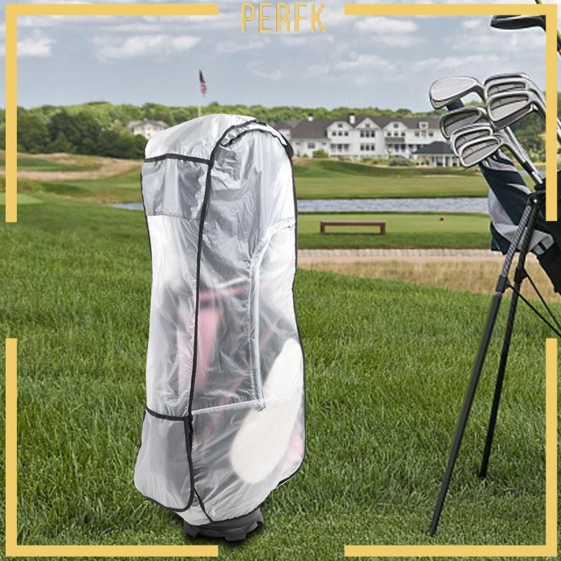 [Perfk] Golf Bag Rain Cover Cover Waterproof 1Pcs Clear Outdoor Golf ...