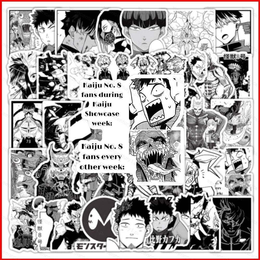 YS 50PCS/Set Kaiju No 8 Kafka Hibino Mina Ashiro Stickers Guitars ...