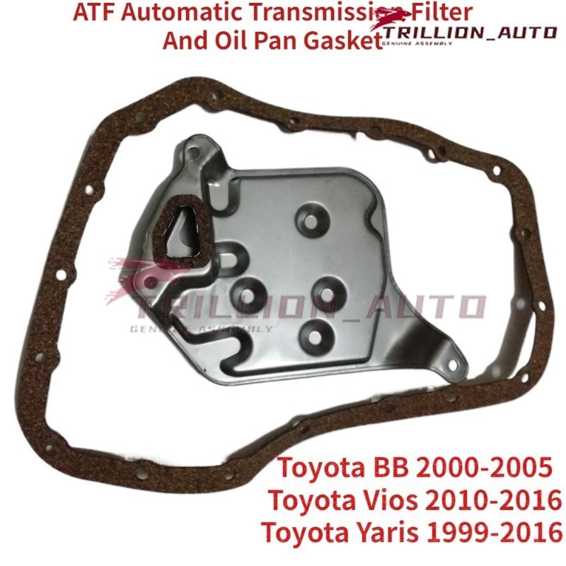 ATF Automatic Transmission Filter and Oil Pan Gasket for Toyota Yaris ...