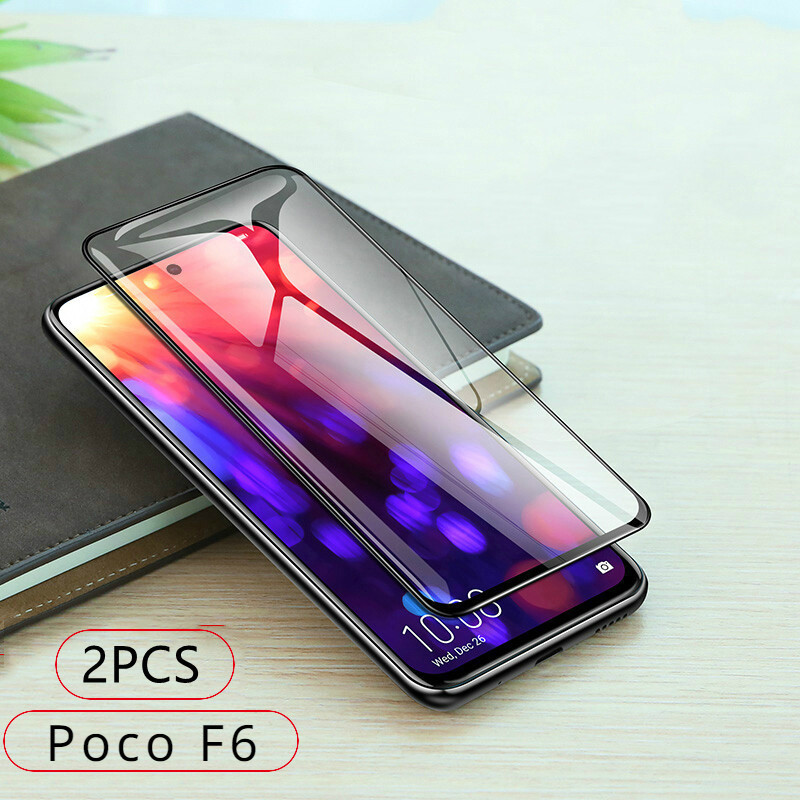 ( 2 Pieces ) for Xiaomi Poco F6 Pro Screen Protector Glass Film for ...