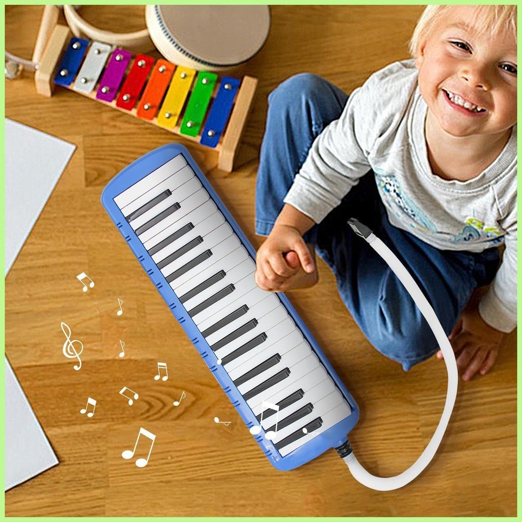 37 Key Melodica Kit Air Piano Keyboard Musical Instrument Blow Keyboard ...