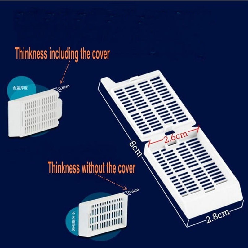 10PCS POM Material Tissue Cartridge Embedding Slice Box White ...