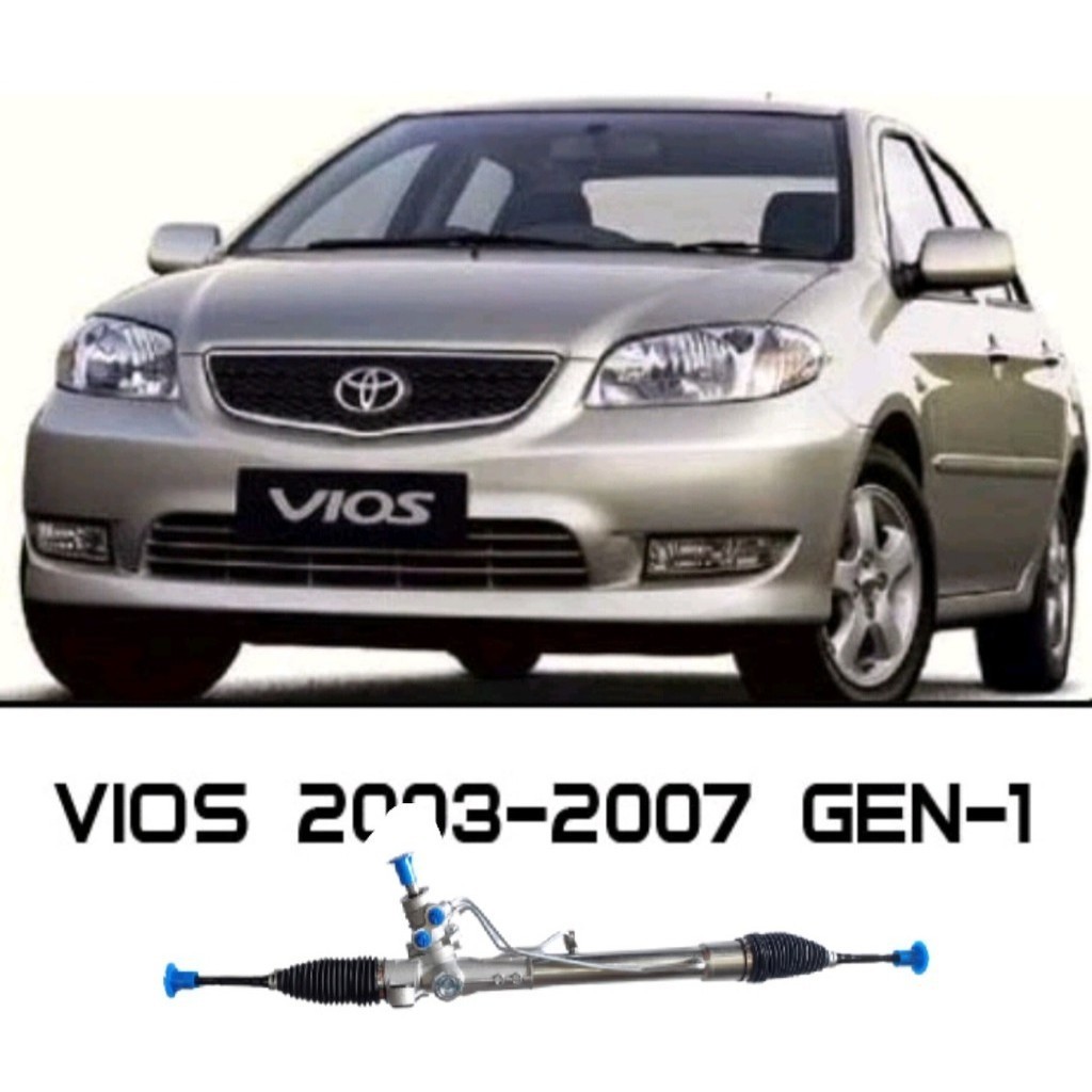 Power Steering Rack and Pinion Assy Gear Toyota Vios Robin 1st Gen ...