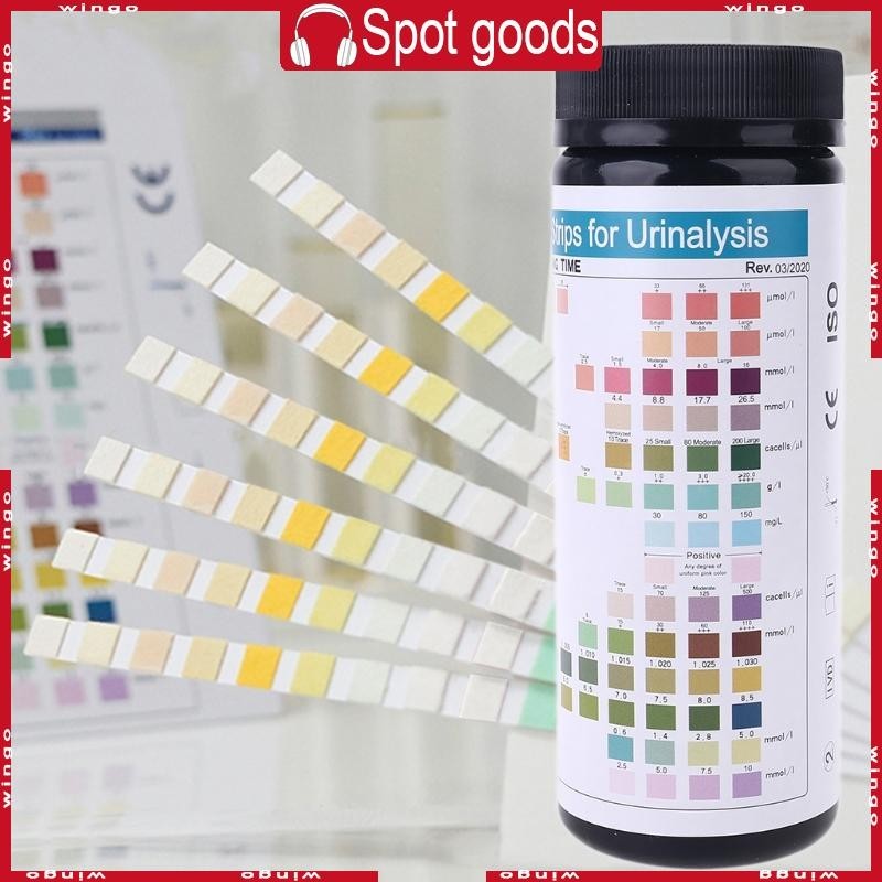 WIN URS-14 100strips Urinalysis Reagent Test Paper 14 Parameters Urine ...