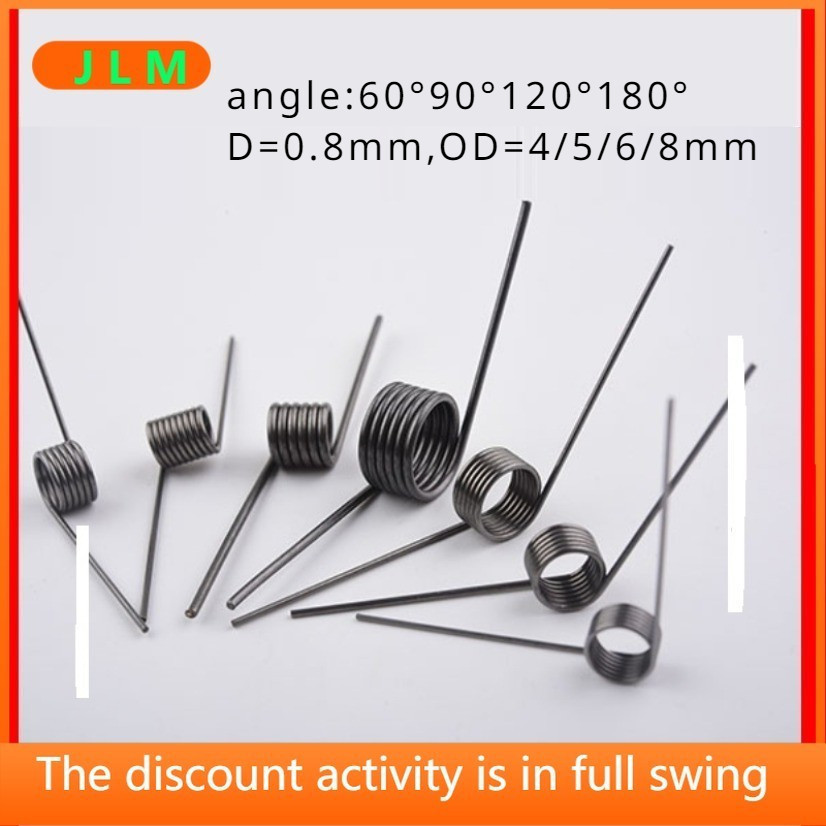 (JLMQ6)Wire diameter 0.8mm angle 60 90 120 180 degrees V-shaped spiral ...