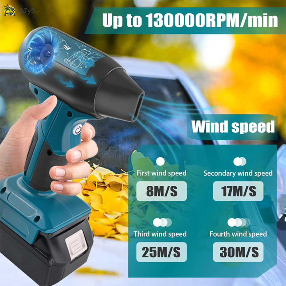 Mini Jet-Dry Blower Fan Handheld Cordless Brushless Dust Blower For PC ...