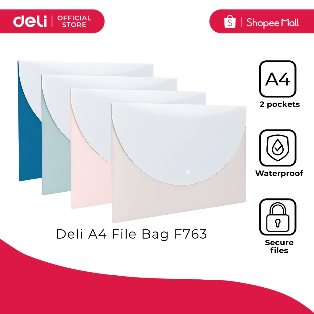 Deli F763 A4 File Bag | Shopee Philippines