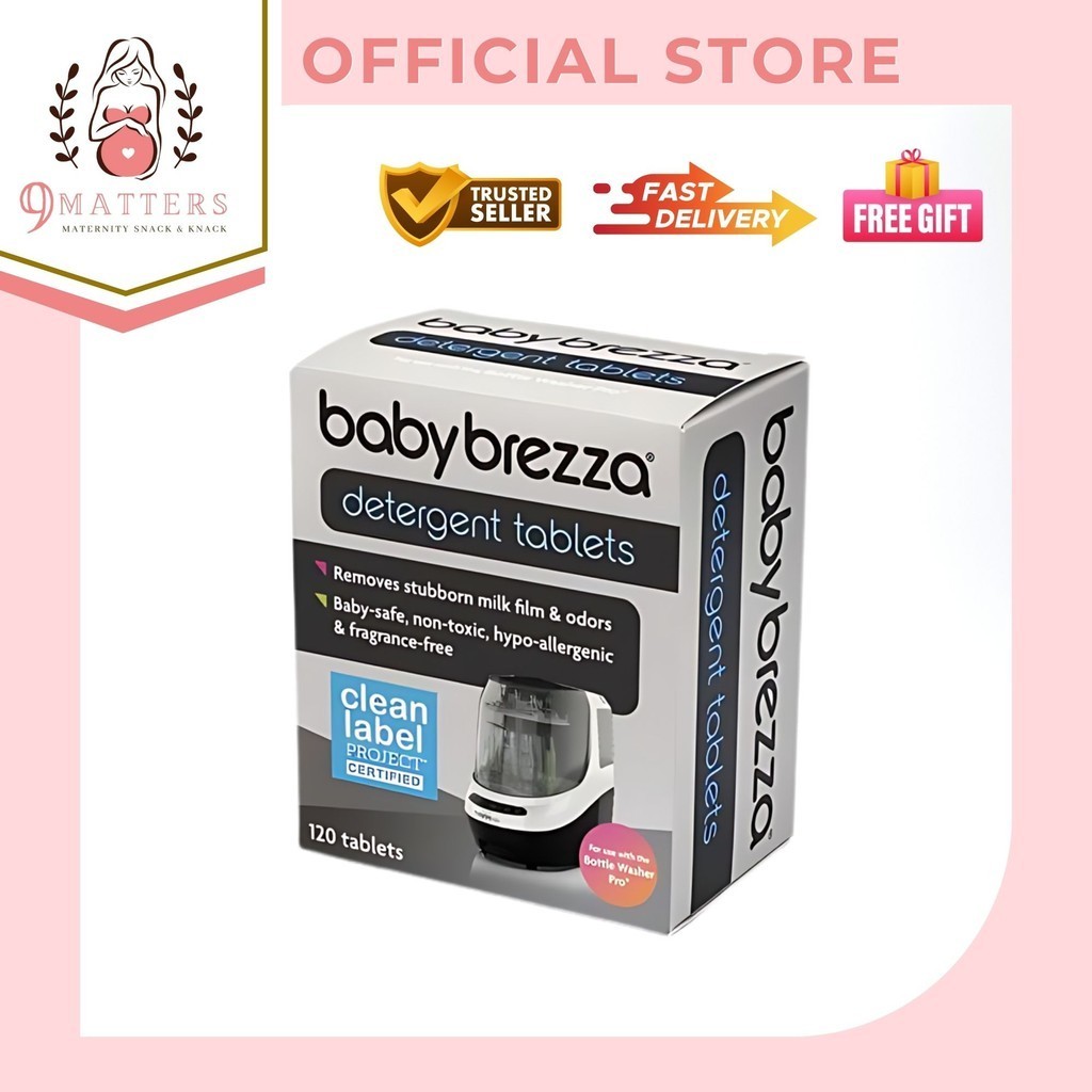 Baby Brezza Detergent Tablets For Bottle Washer Pro (120 Tablets ...