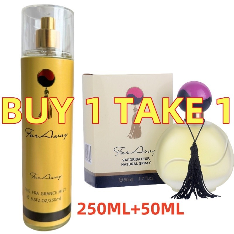 【BUY 1 TAKE 1】Singapore Perfume Far Away for Women Upgrade 250ml Far ...
