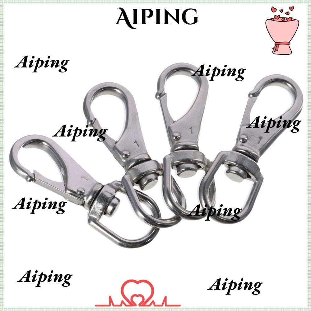 AIPING Swivel Eye Snap Hook, 3.5 Inch Stainless Steel Flag Pole Clips ...