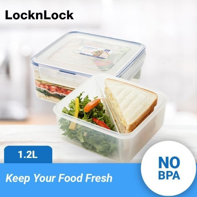 Locknlock Lunch Box 1.2L HPL979T FOOD CONTAINER | Shopee Philippines