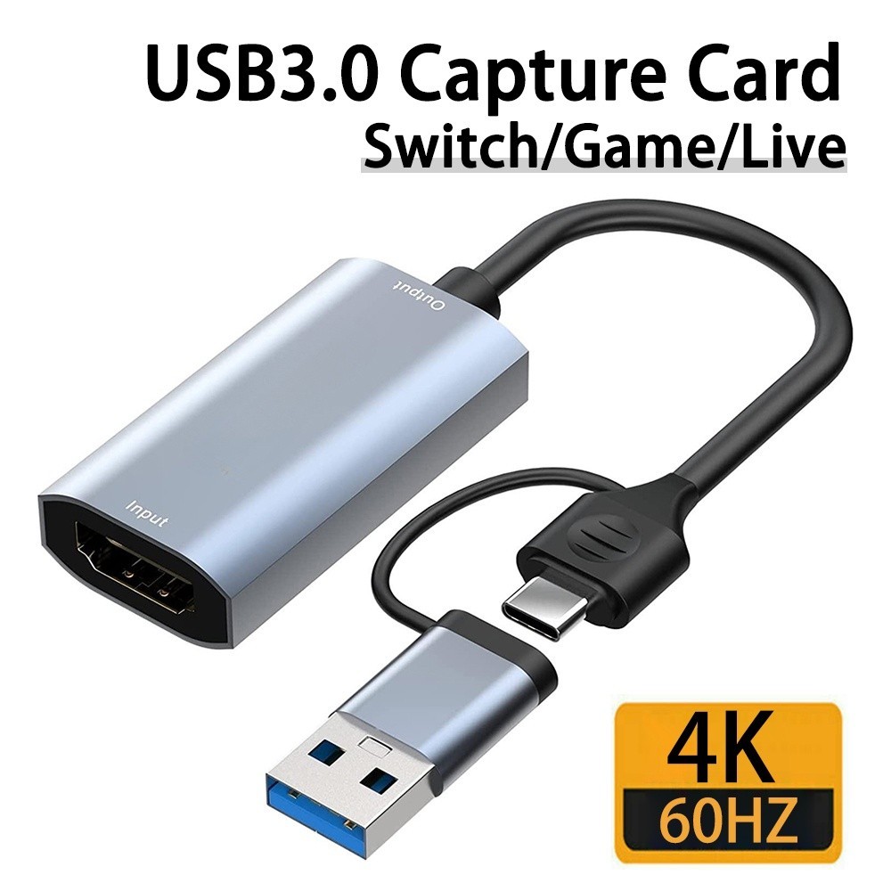 Video Capture Card USB3.0 HDMI to USB C Audio Capture Card Type-C ...