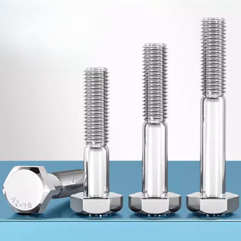 [HTD] Half Threaded External Hexagon Screw 304 Stainless Steel Bolt ...
