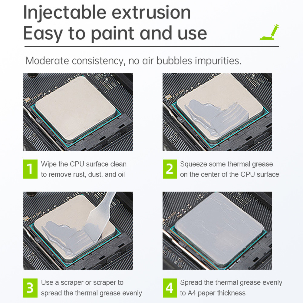 Thermal Pastes Heatsink Pastes Silicone Plaster Heat Sink Compound for ...