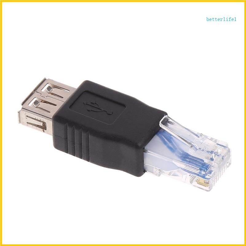 BTM USB Type A Female To RJ45 Male Ethernet LAN Router Socket Plug Adapter | Shopee Philippines
