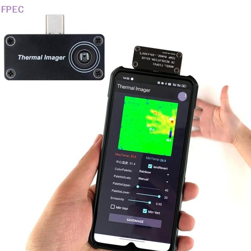 FPEC Type-C Mobile Thermal Imager Imaging Camera APP Control Thermal ...