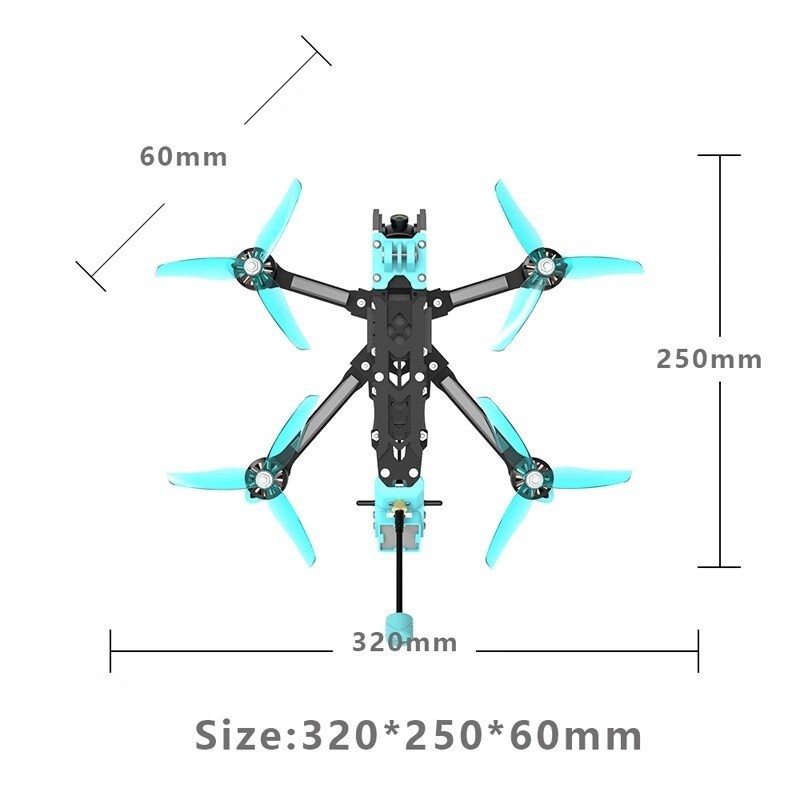 APEX Swift5Inch FPV Ready-to-Use Drone Assembly Full Set Immersive ...