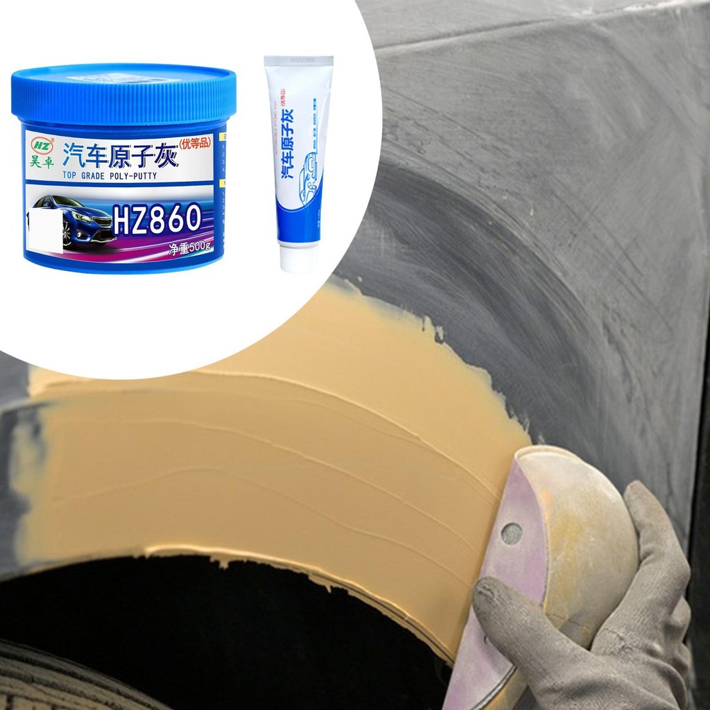 [Lzdyyh2hl] Auto Body Filler Repair Kit 500G Multi Purpose Putty Dents ...