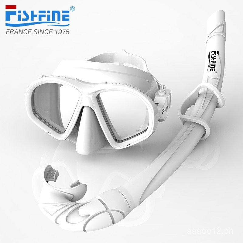 FISHFINEi Small Volume Anti-Fog Face Mirror Wet Breathing Tube Suit ...