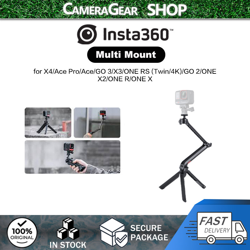 Original Insta360 Multi Mount for Go Ultra/X5/X4/Ace Pro/Ace/GO 3/X3/ONE RS (Twin/4K)/GO 2/ONE ...