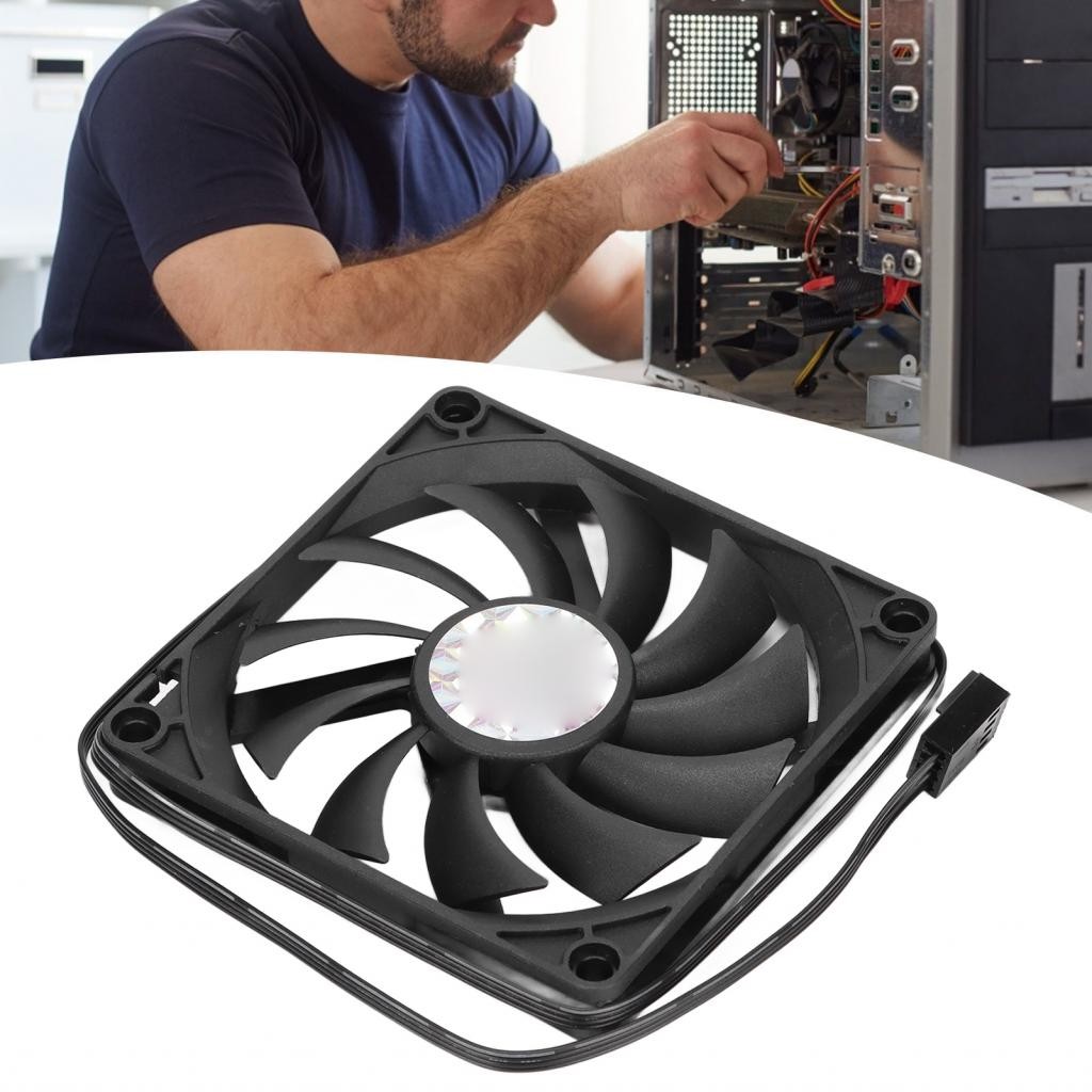 Nearbeauty PUSOKEI PWM Cooling Fan 4 PIN Ultra Thin High Performance ...