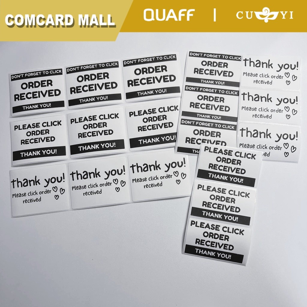 PLEASE CLICK ORDER RECEIVED Customized Thermal Sticker Label (50 and ...