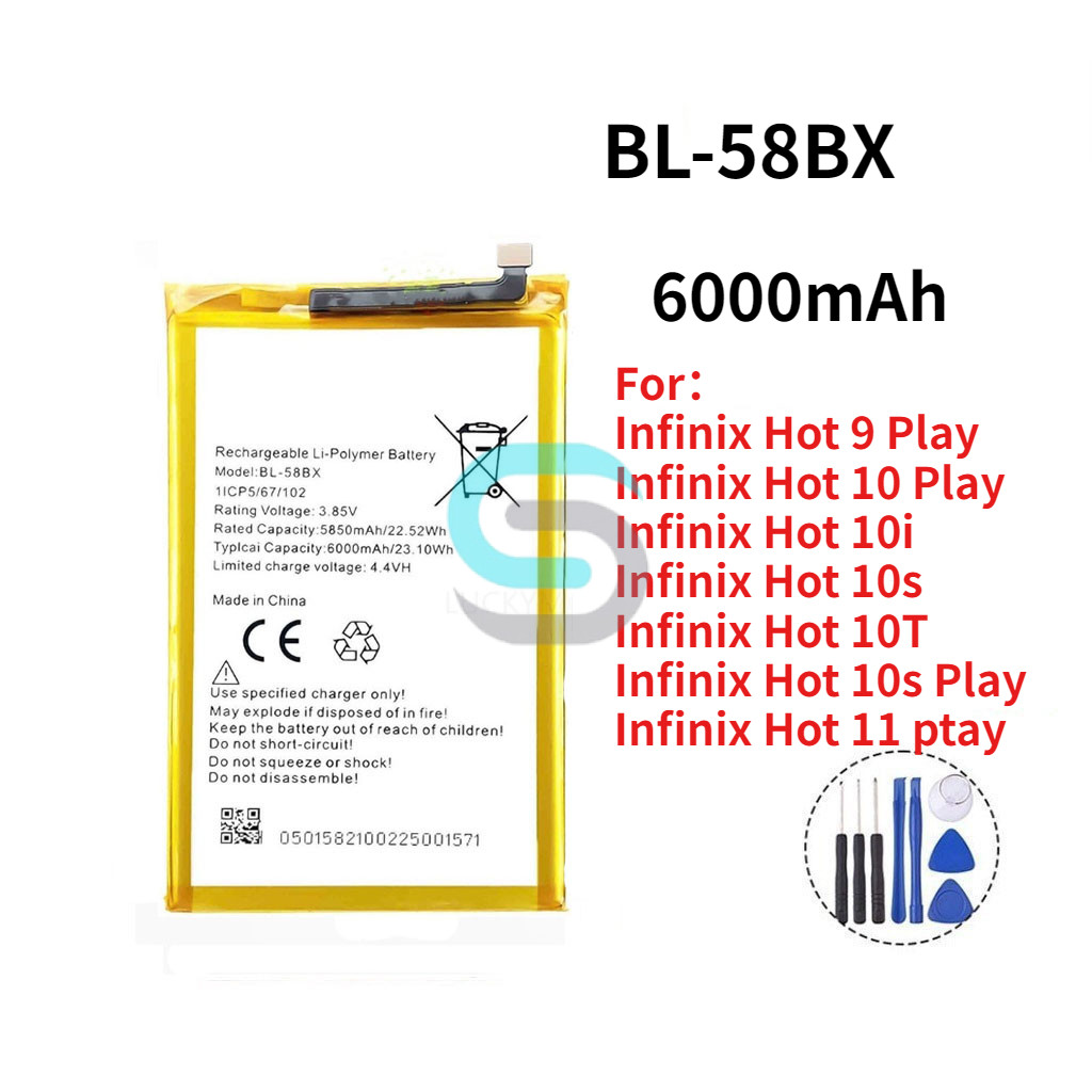 Battery of Infinix Hot 9 Play / Hot 10 Play / Hot 10i / Hot 10S / Hot ...