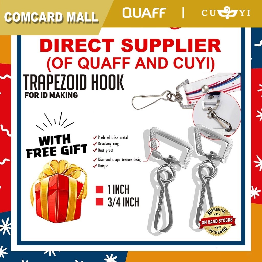 TRAPEZOID DESIGN ID HOOK FOR ID MAKING (100PCS PER PACK) | CPM | Shopee ...