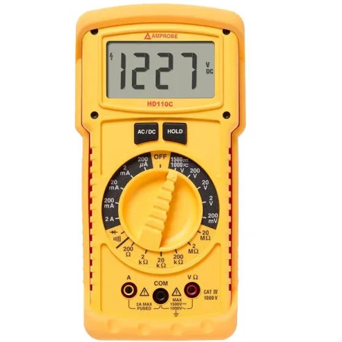 100% Fluke Amprobe HD110C IP67 Heavy Duty Multimeter | Shopee Philippines