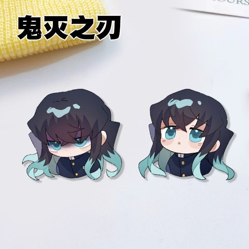 Demon Slayer Anime Brooch Tokito Muichiro Badge Student Schoolbag ...