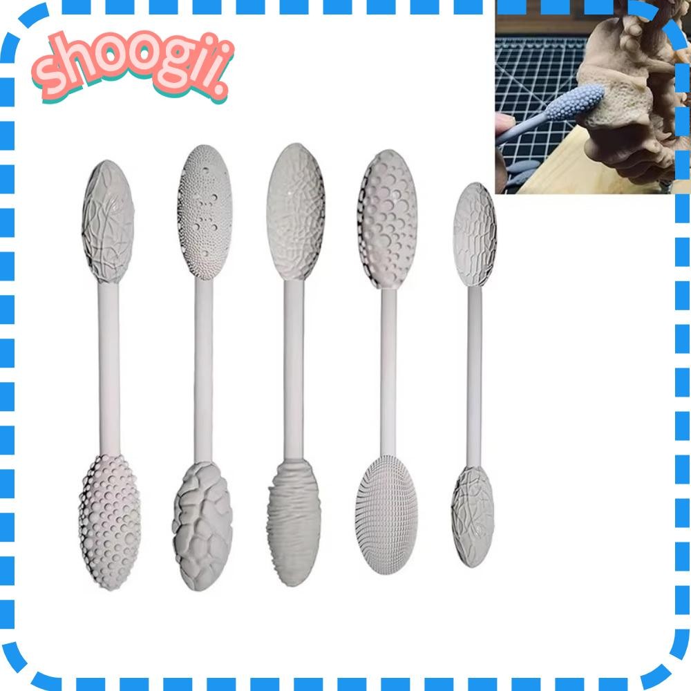 SHOOGYY Texture Tool Sets for Clay Art, Emboss Plaids Double Headed ...