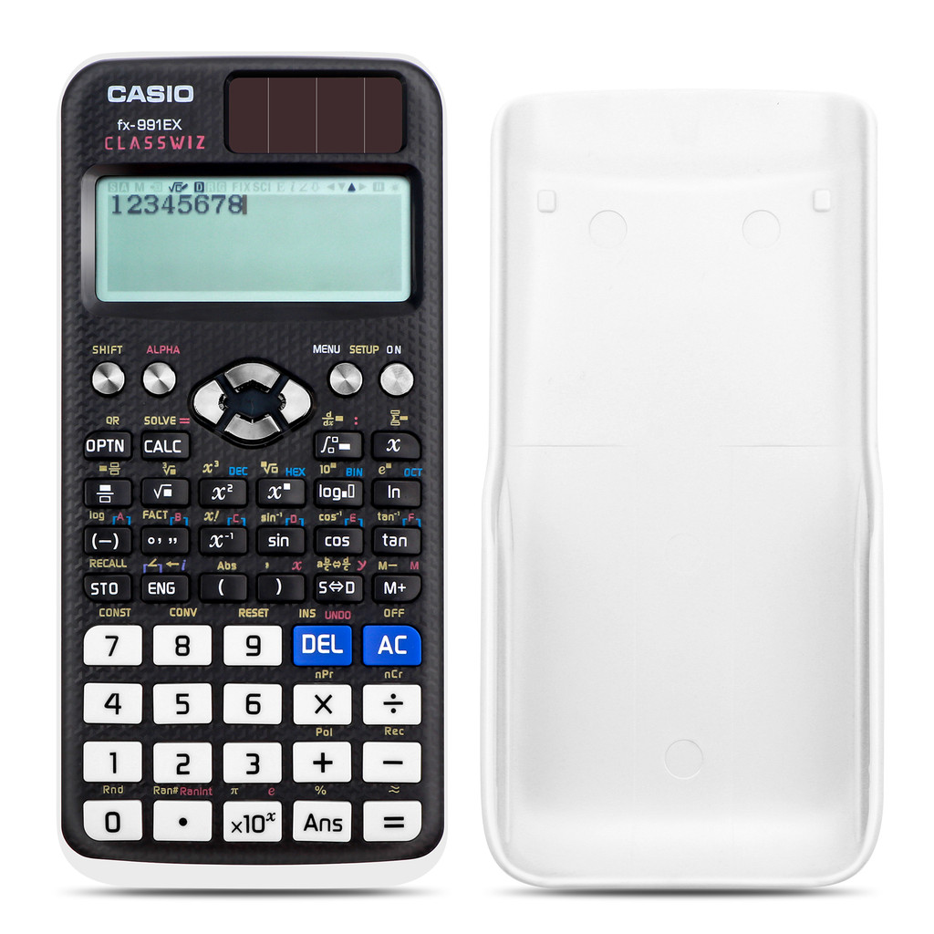 CASIO fx-991EX Scientific Calculator – 12-Digit Display, Solar/Battery ...