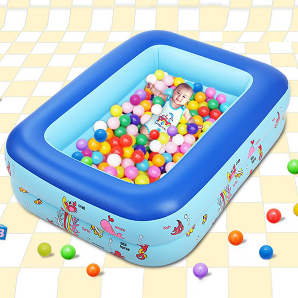 Outdoor Play Air Pump Swimming Pool For Kids Inflatable Random Pattern ...