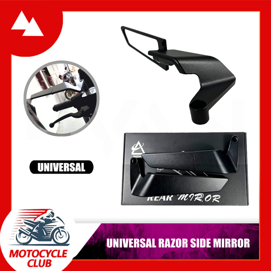 UNIVERSAL Winglet Alloy Ninja V3 Stealth Side Mirror Universal [STORM ...