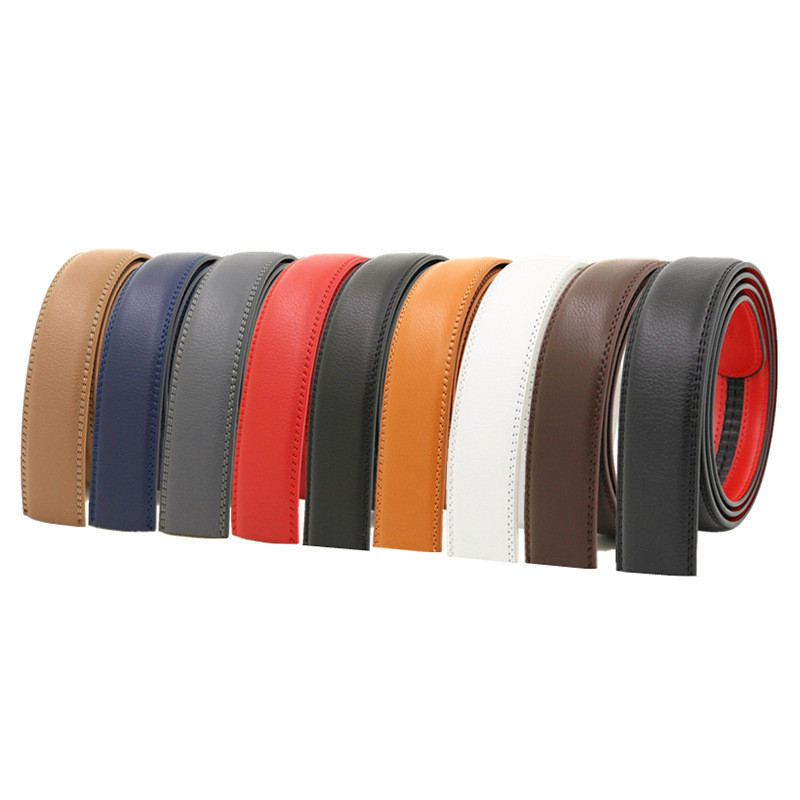 Men Automatic Belt Buckleless Belt 3.5CM Genuine Leather Belt Two-Layer ... Men Automatic Belt Buckleless Belt 3.5CM Genuine Leather Belt Two-Layer ...