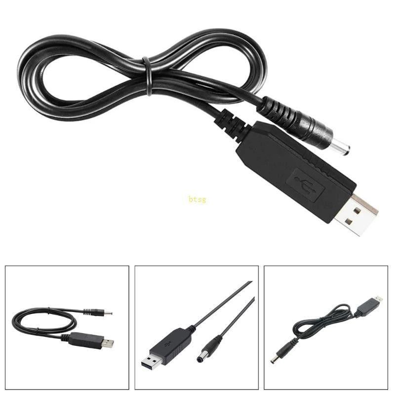 BT USB Cable Boost Line DC5V to 12V Step Up Converter Adapter Cable for ...